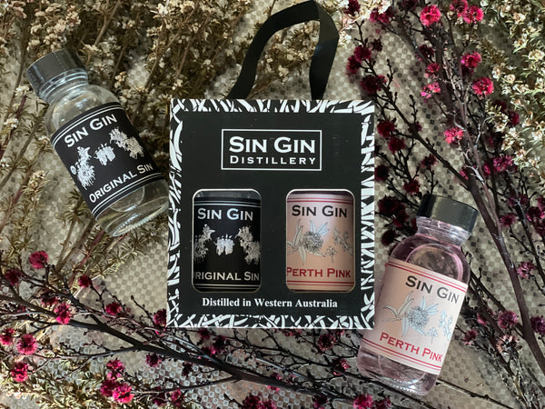 Gift Box: 2 x 50ml: Perth Pink & Original Sin - Sin Gin Distillery